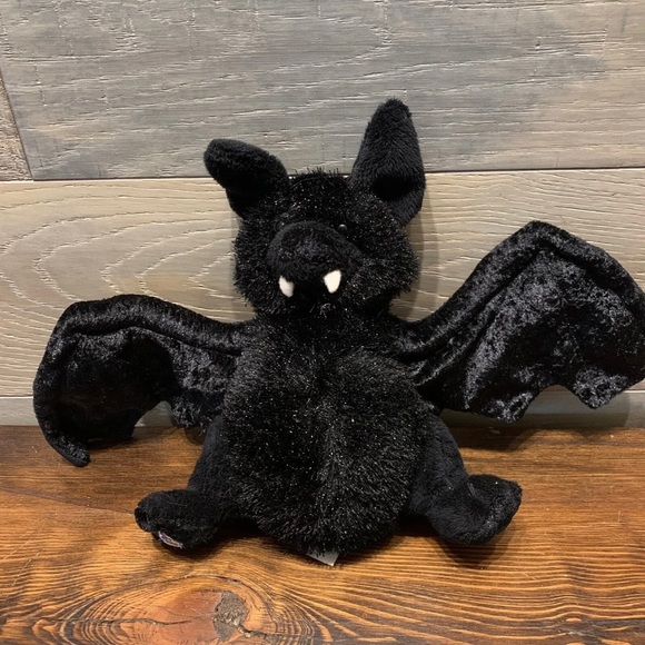 webkinz | Toys | Ganz Webkinz Bat Plush Stuffed Animal Black Hm367 No ...